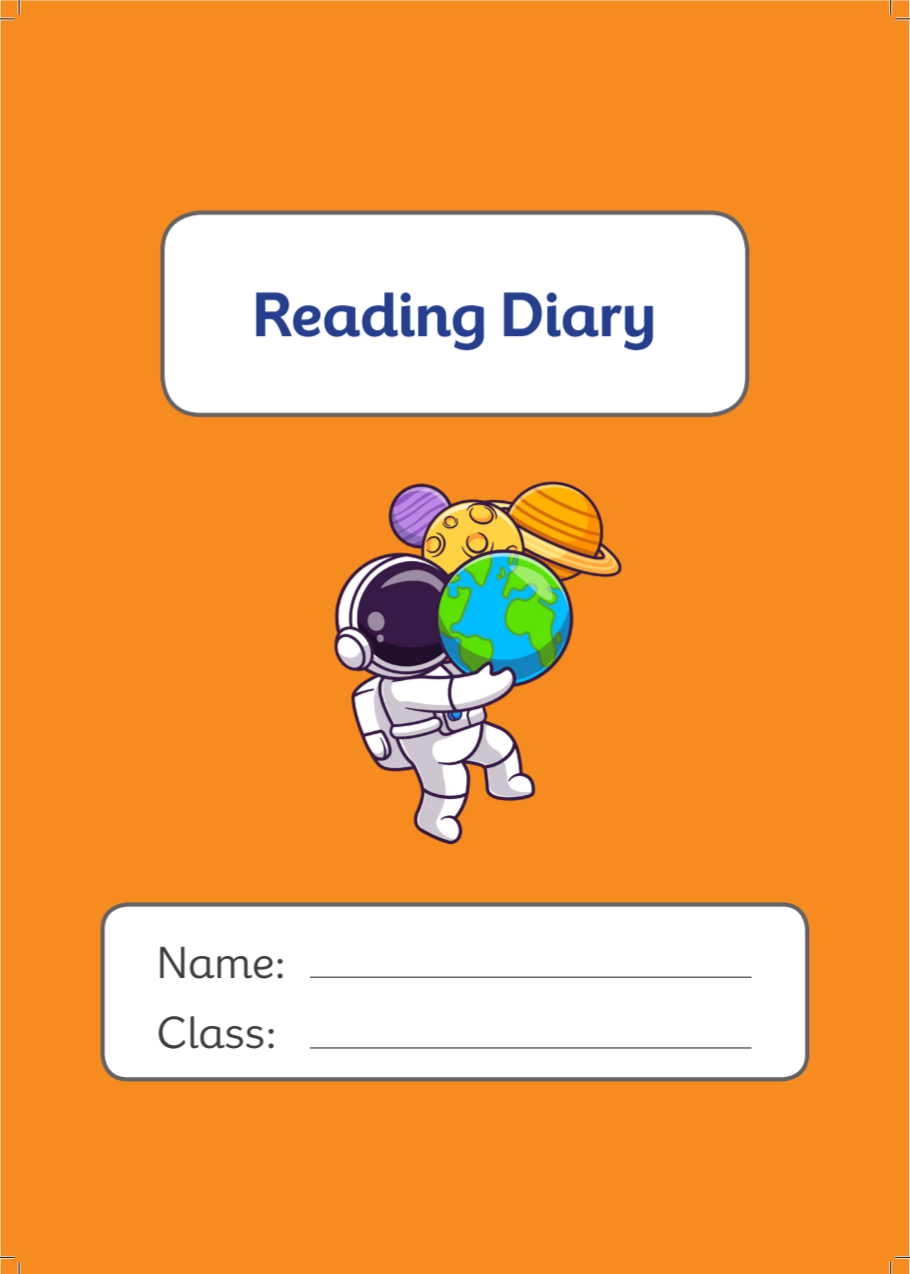 Reading Record - BDA5-RD5 Reading Diary (Orange)